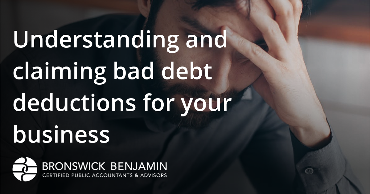 Understanding and claiming bad debt deductions for your business ...
